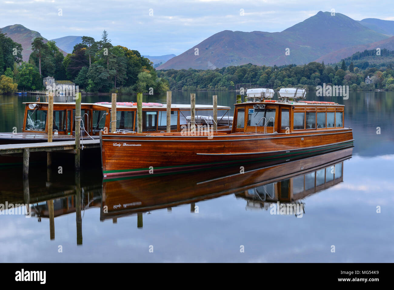 Lady Derwentwater and Princes Margaret Rose cruisers at Keswick landing ...