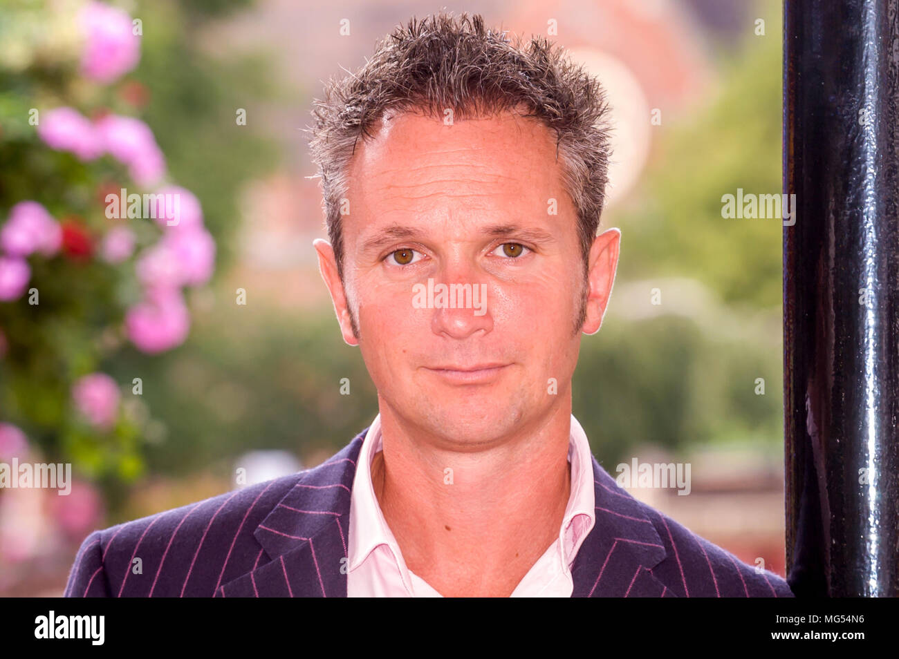 Martin Webb, entrepreneur and TV presenter, pictured at a restaurant in ...