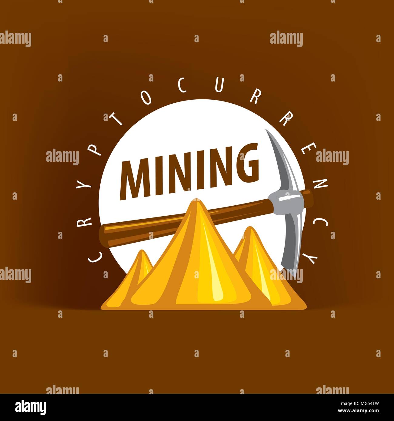 Digital currency mining Stock Vector Image & Art - Alamy