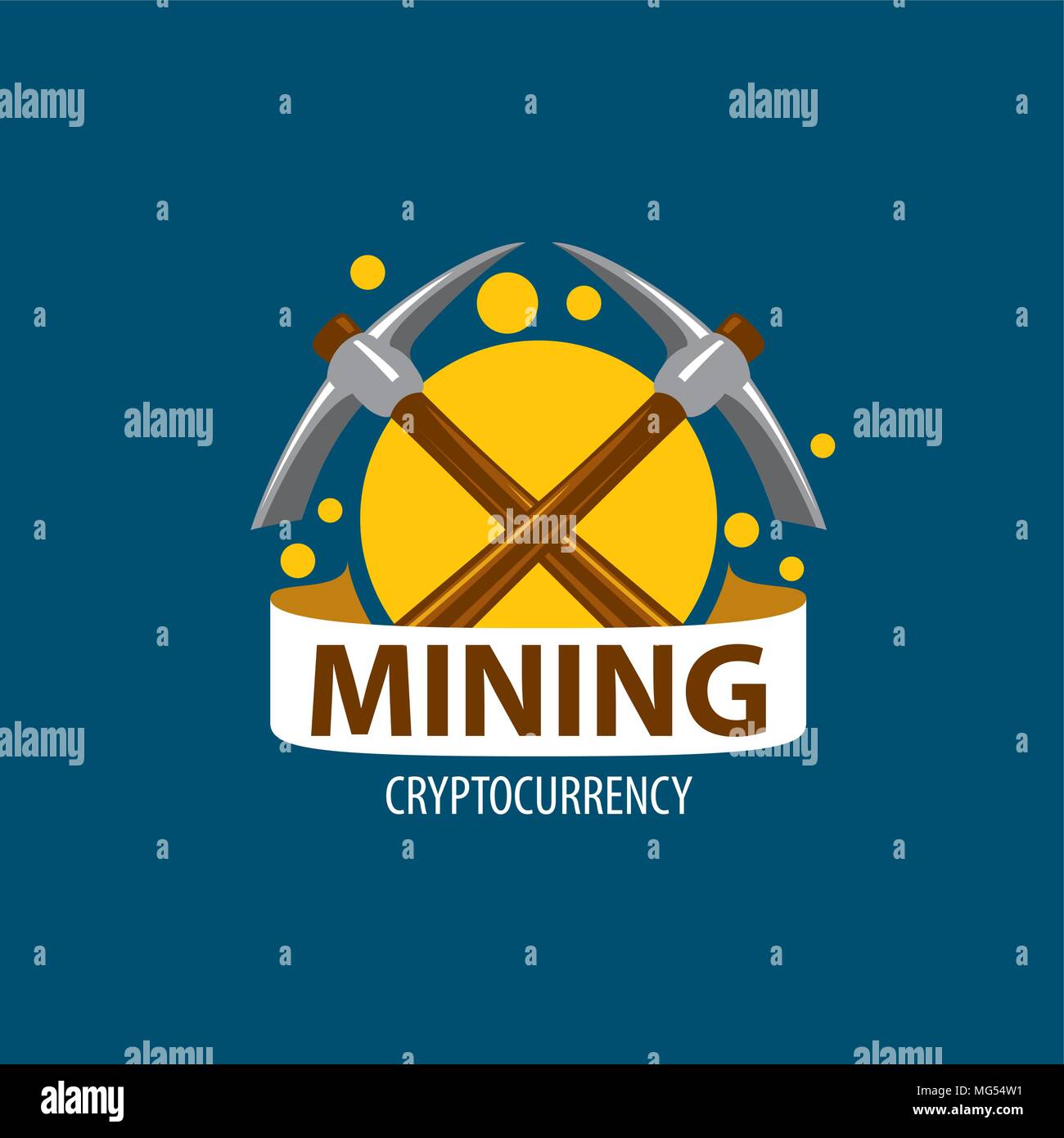 Digital currency mining Stock Vector Image & Art - Alamy