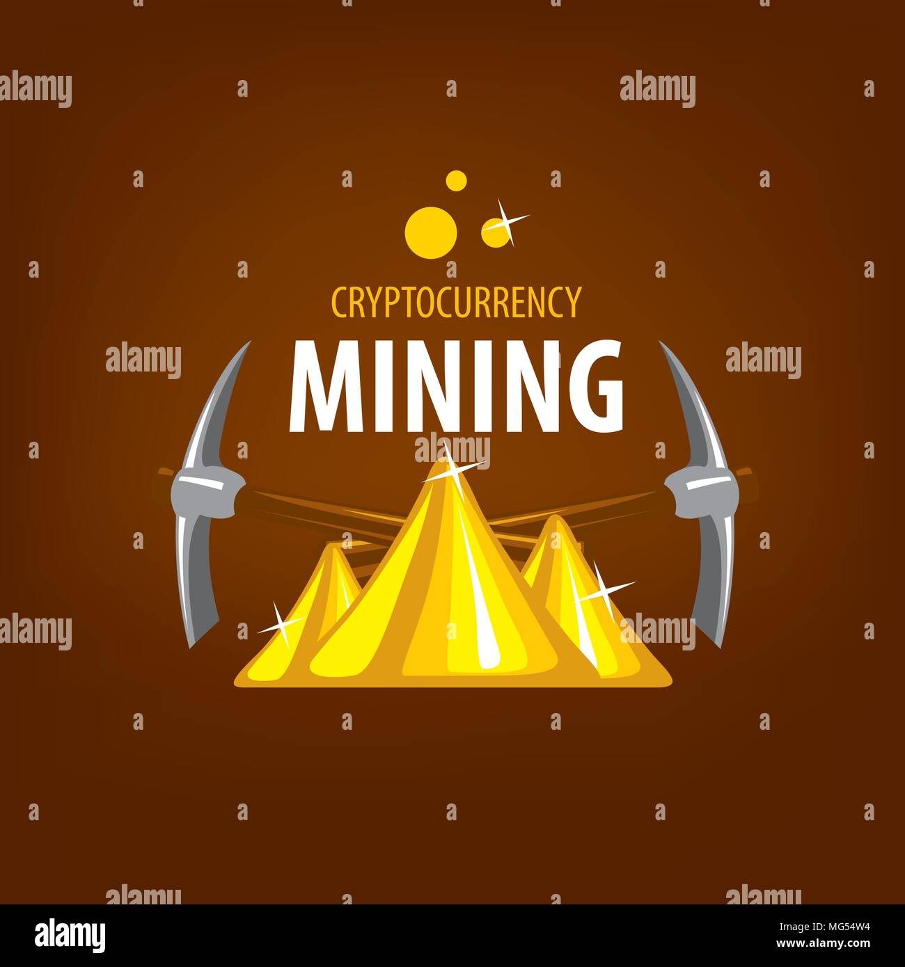 Digital currency mining Stock Vector Image & Art - Alamy