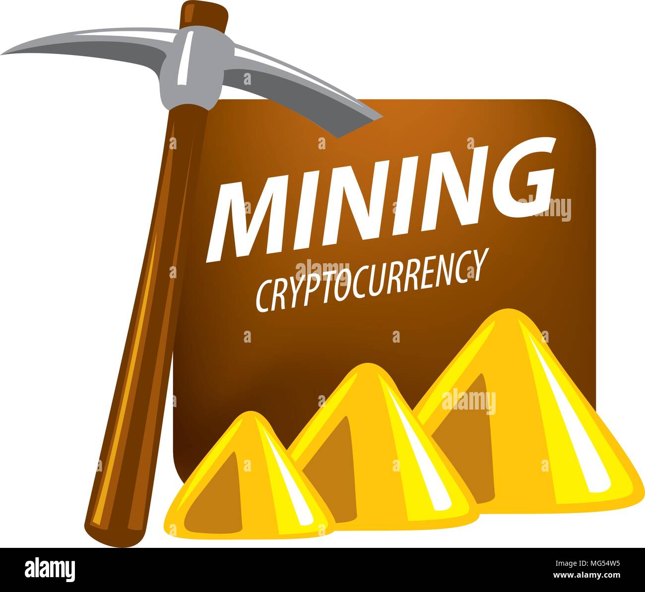 Digital currency mining Stock Vector Image & Art - Alamy