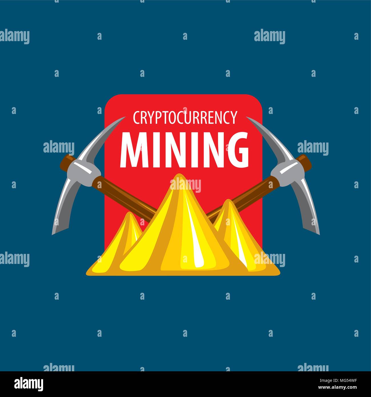 Digital currency mining Stock Vector Image & Art - Alamy