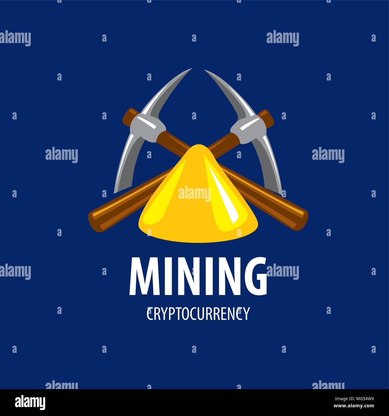 Digital currency mining Stock Vector Image & Art - Alamy