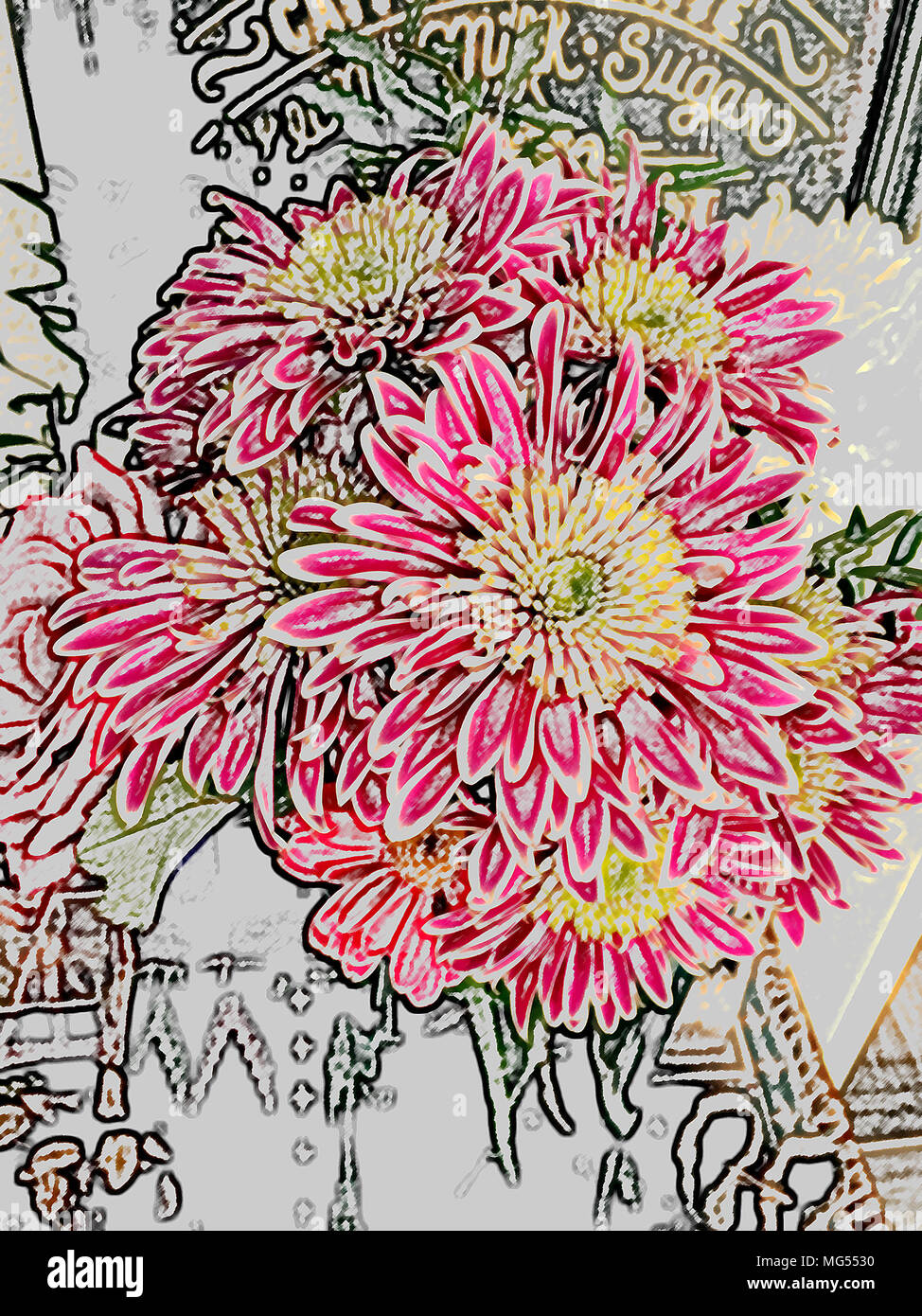 Floral Art High Resolution Stock Photography and Images - Alamy