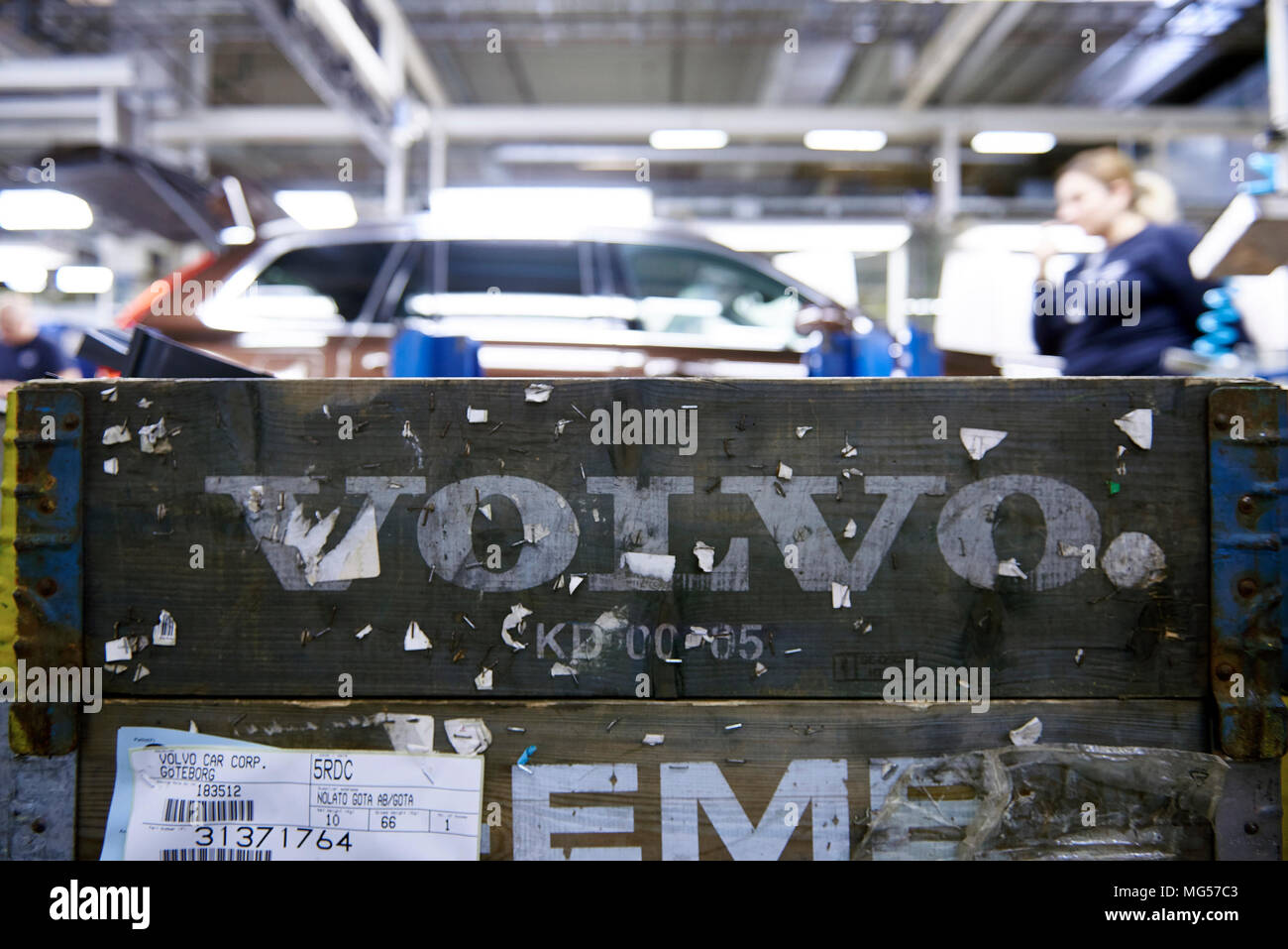 Volvo Car Factory in Torslanda, Gothenburg Stock Photo - Alamy