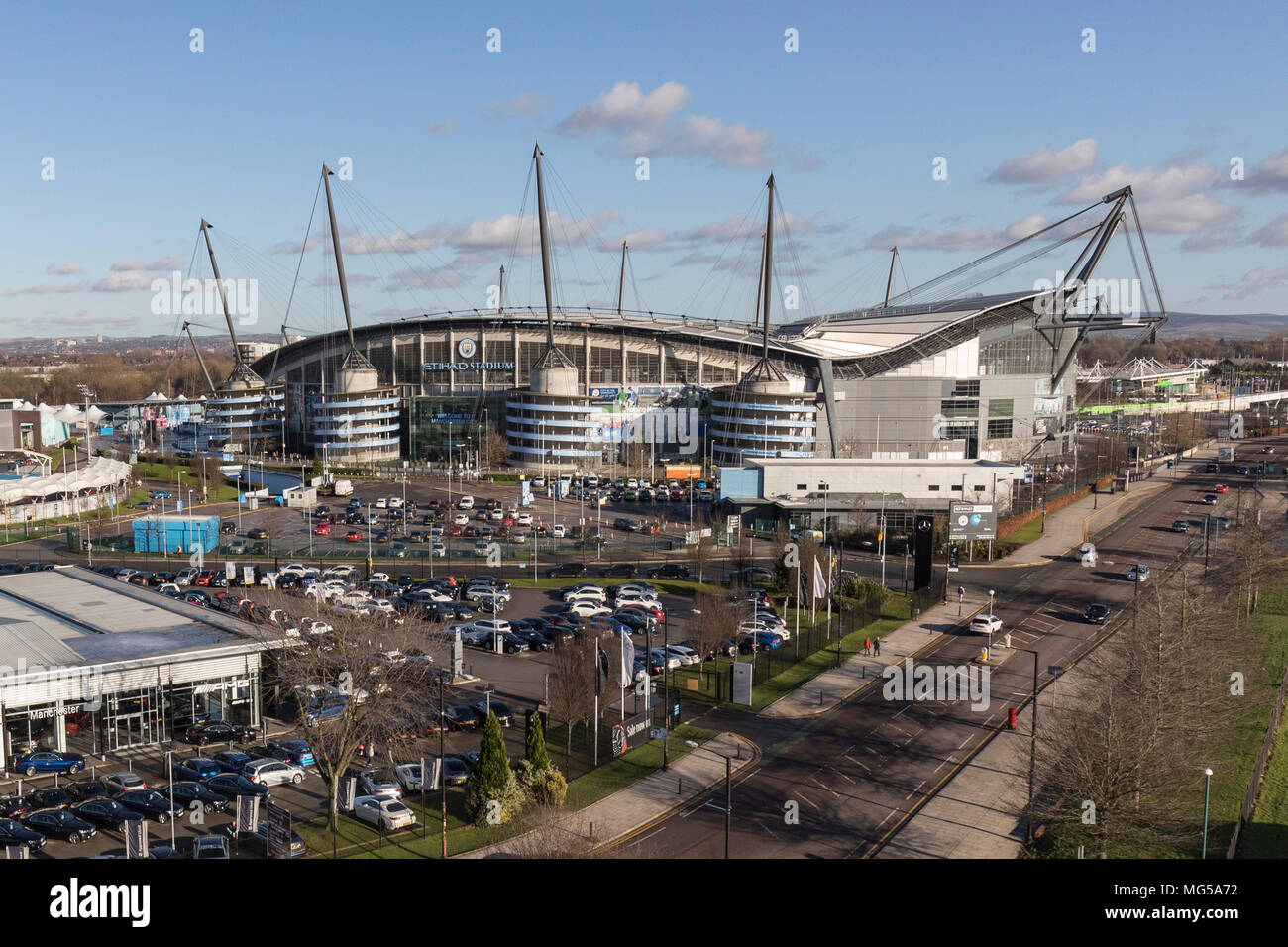 Etihad stadium manchester aerial hi-res stock photography and images ...