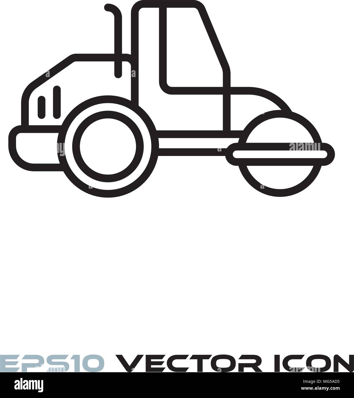 Road construction roller Stock Vector Images - Alamy