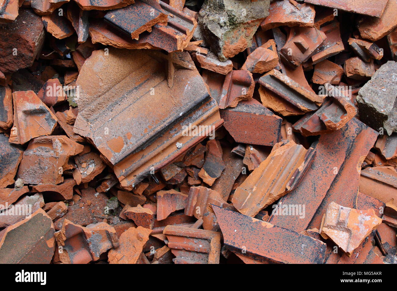 construction waste as a background texture Stock Photo - Alamy