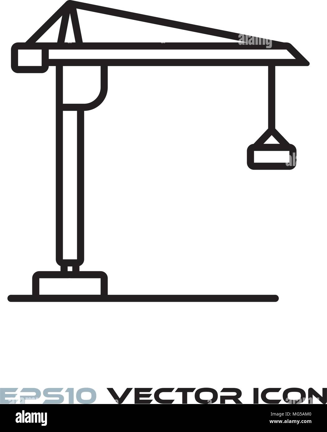 Crane vector vectors hi-res stock photography and images - Alamy
