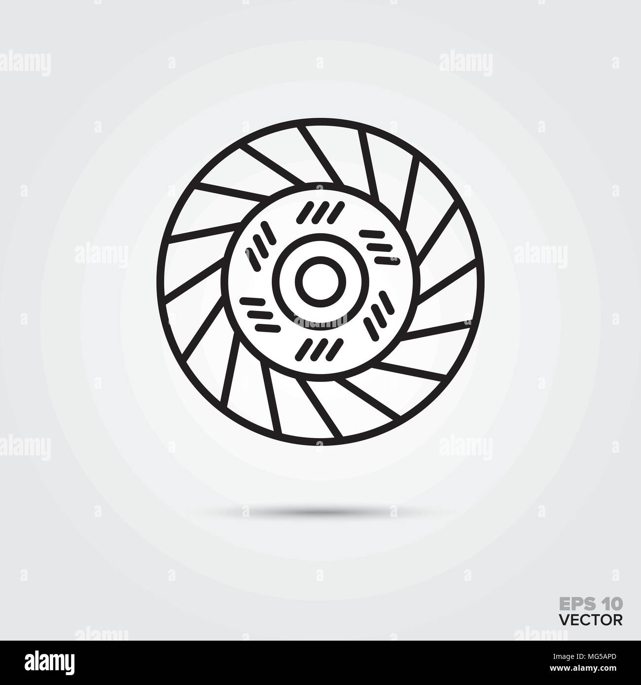 Car clutch icon outline Stock Vector Images - Alamy