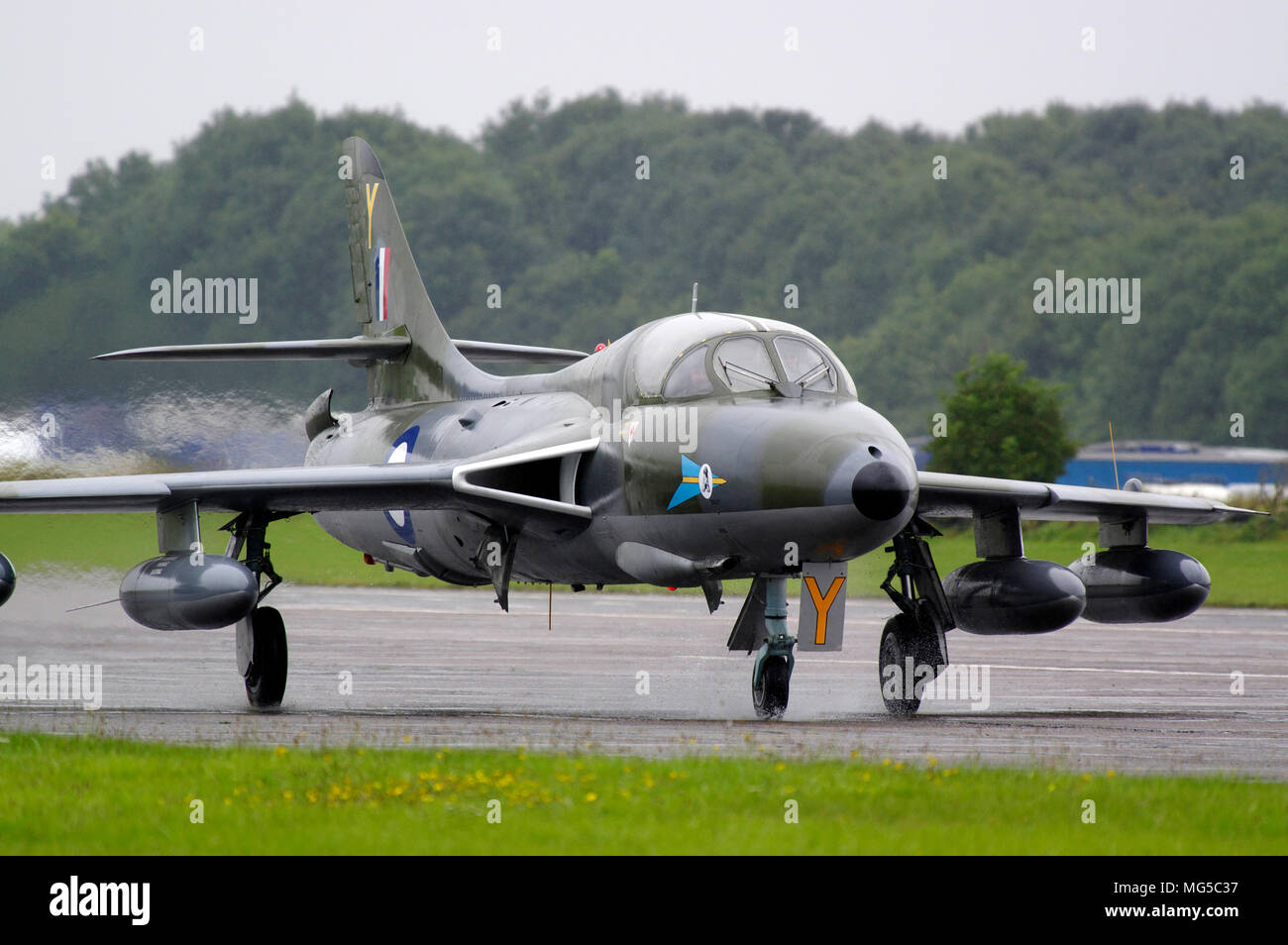 Training hawker hunter hi-res stock photography and images - Alamy