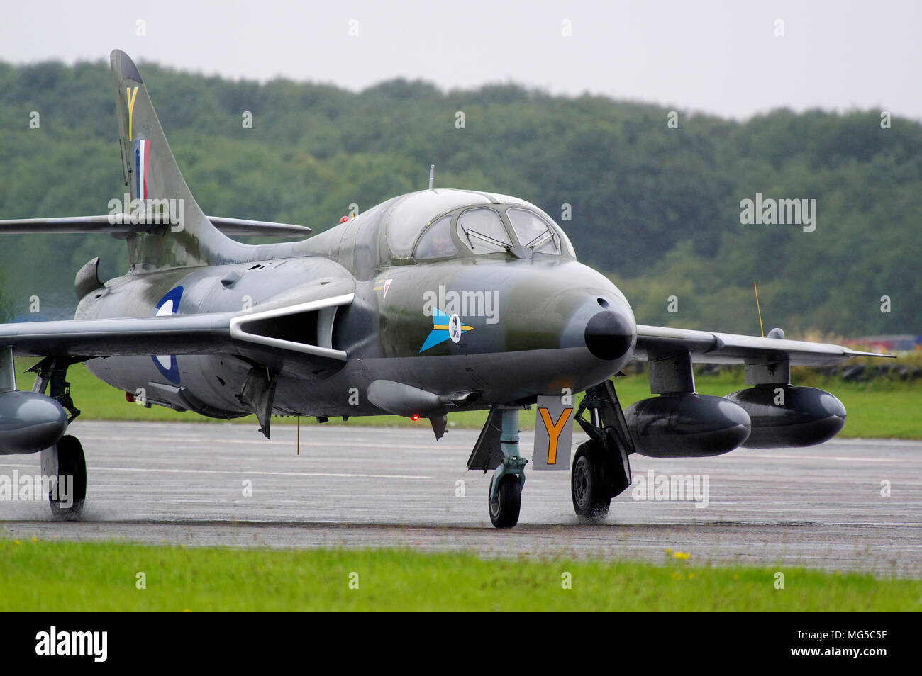 Training hawker hunter hi-res stock photography and images - Alamy