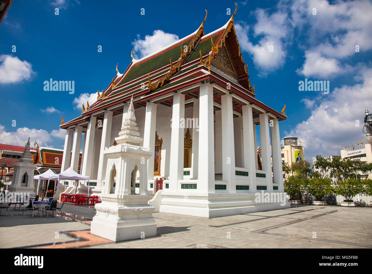 Loha Prasat , The metallic castle covered with gold leaf at of Wat ...
