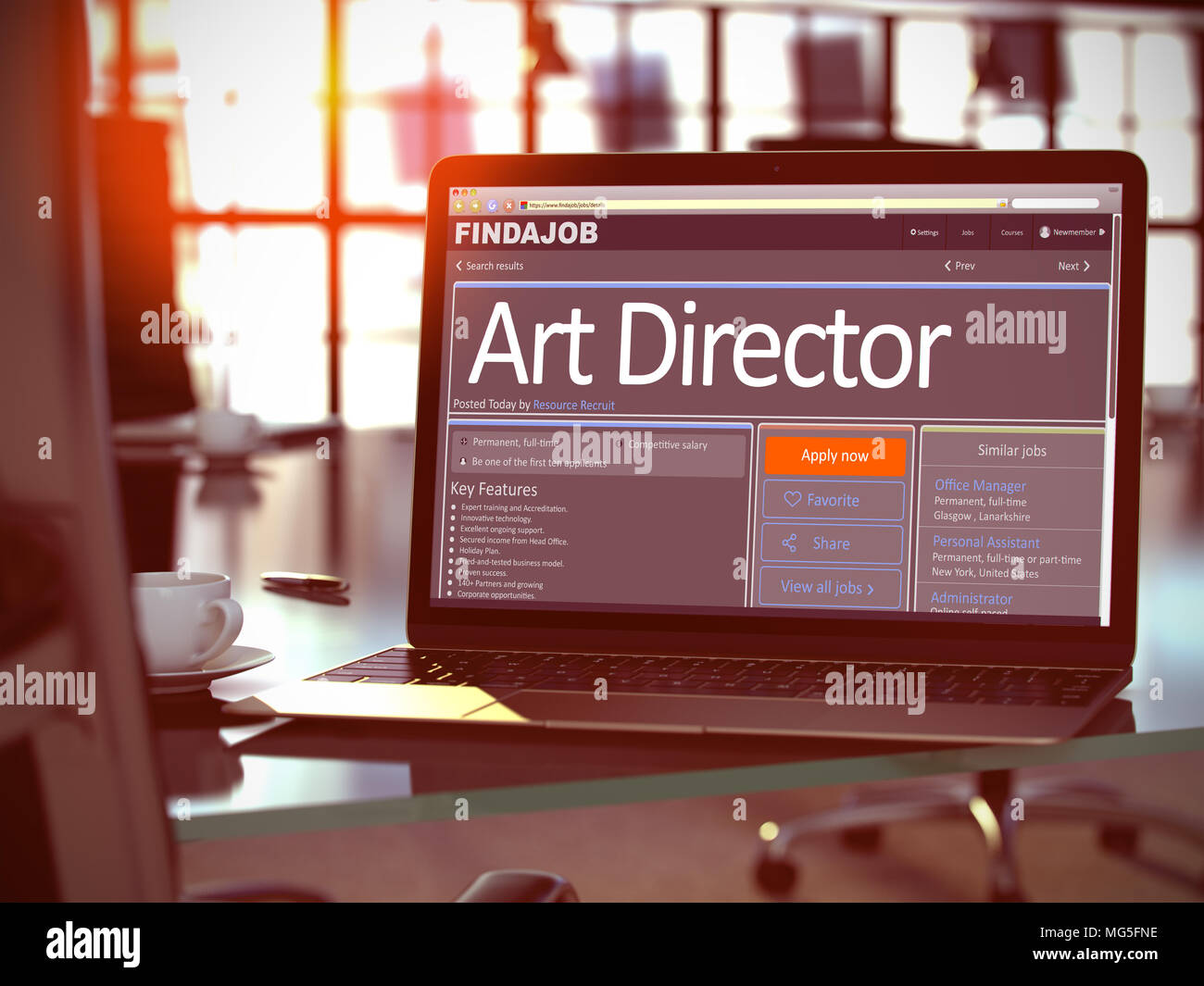 We Hiring Art Director. 3D Stock Photo - Alamy