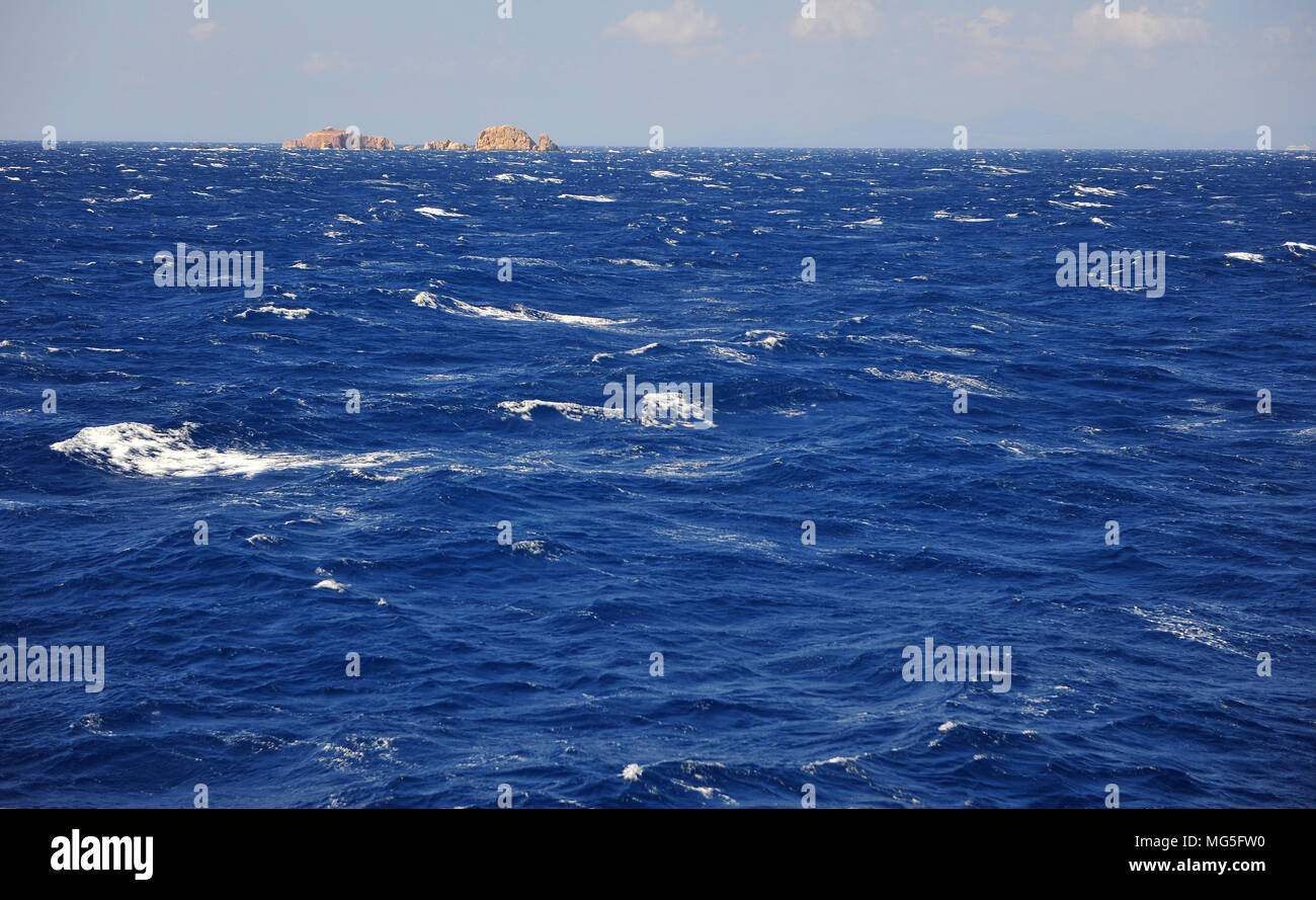 Deep blue stormy sea hi-res stock photography and images - Alamy