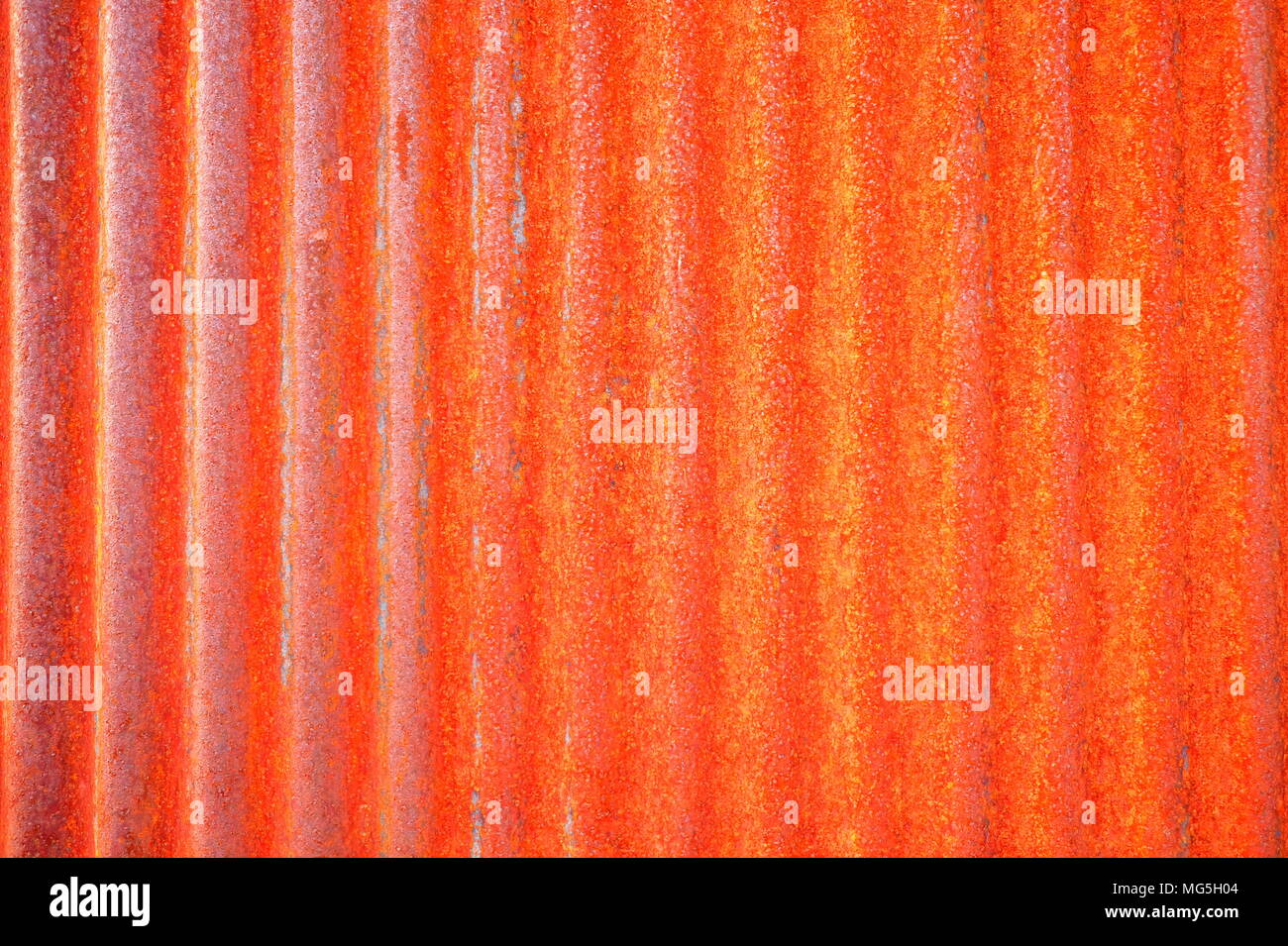 Red Rusty Zinc Wall Texture Background Stock Photo - Alamy