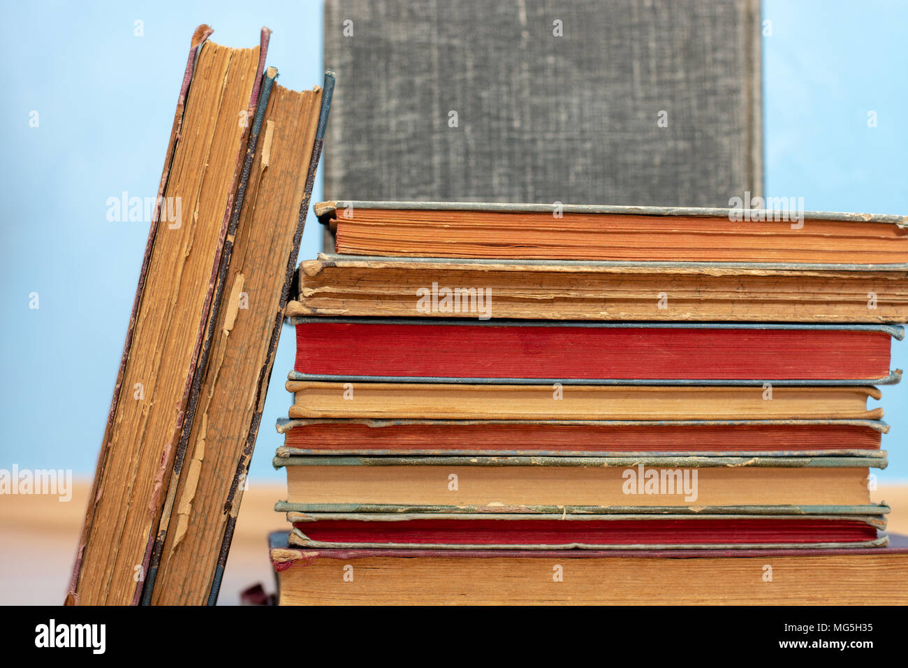 Ancient knowledge - old books Stock Photo - Alamy
