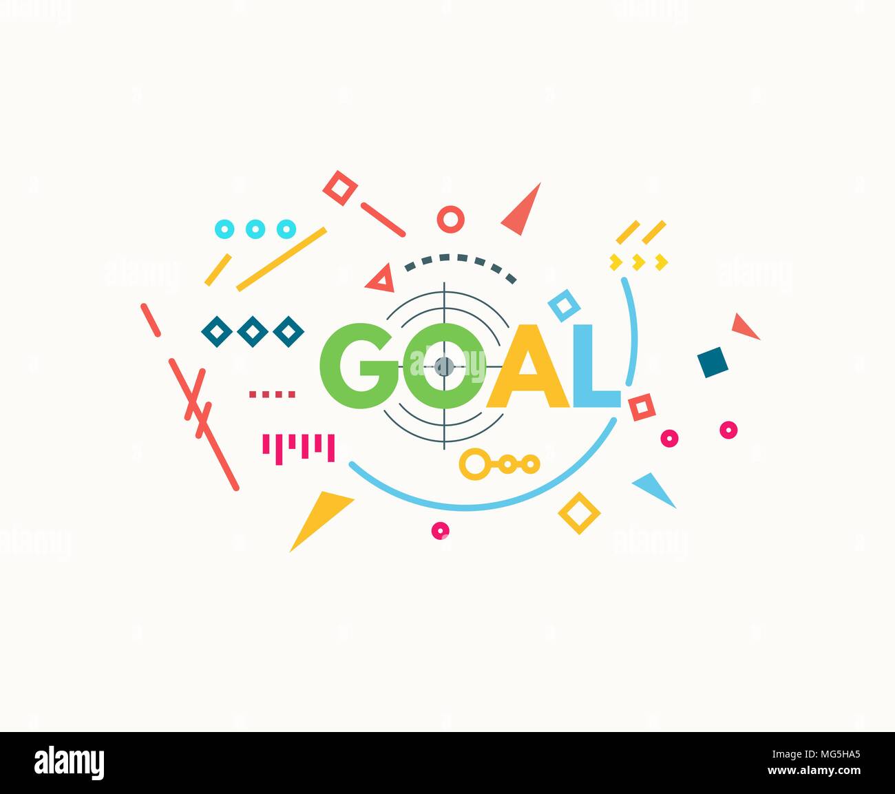 Goal graphic Stock Vector Images - Alamy