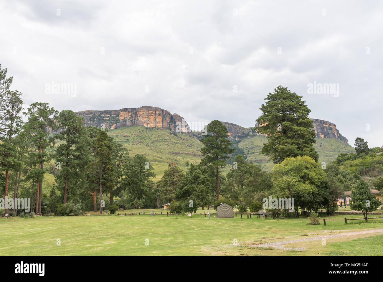 ROYAL NATAL NATIONAL PARK, SOUTH AFRICA - MARCH 14, 2018: The Mahai ...