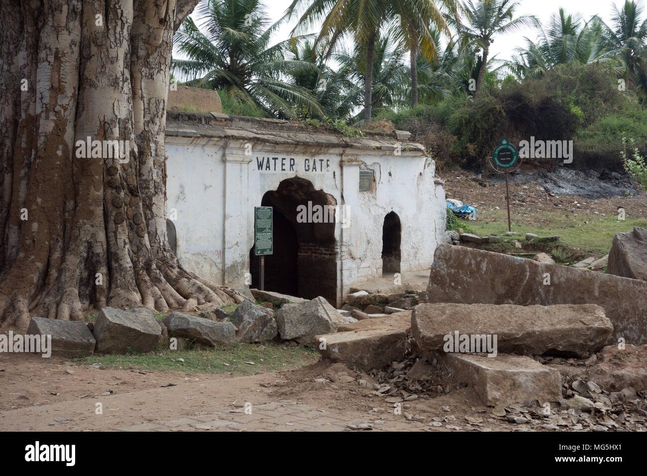 The Sultan Tippu was killed here 4 May 1799 Stock Photo - Alamy