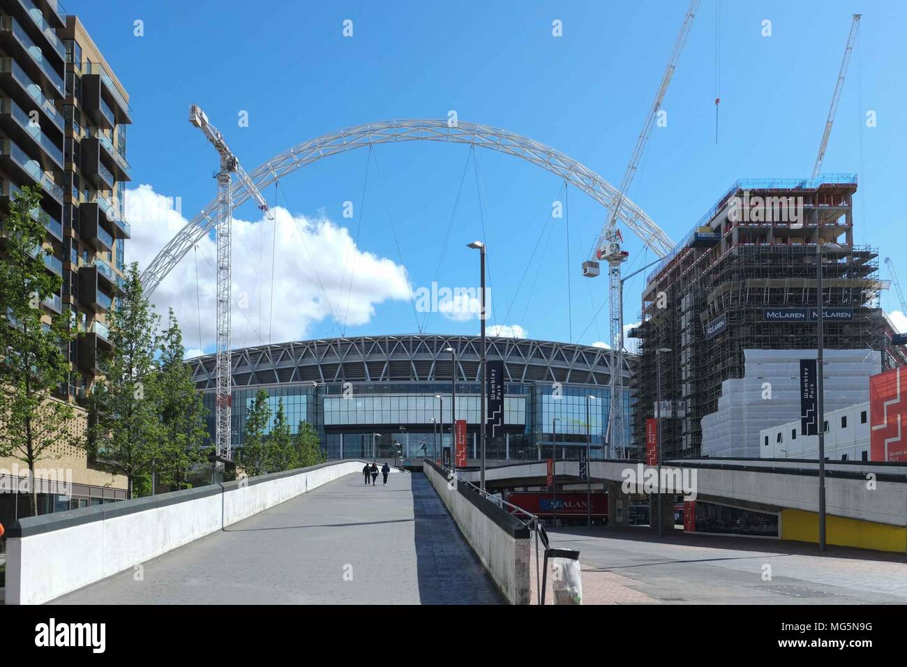 General view of Wembley Stadium Stock Photo - Alamy