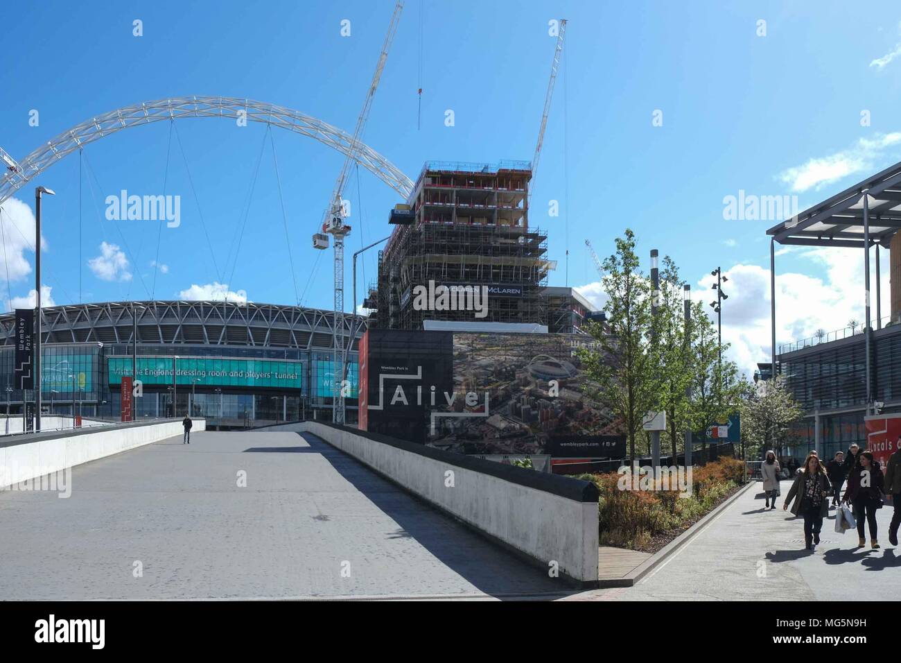 General view of Wembley Stadium Stock Photo - Alamy