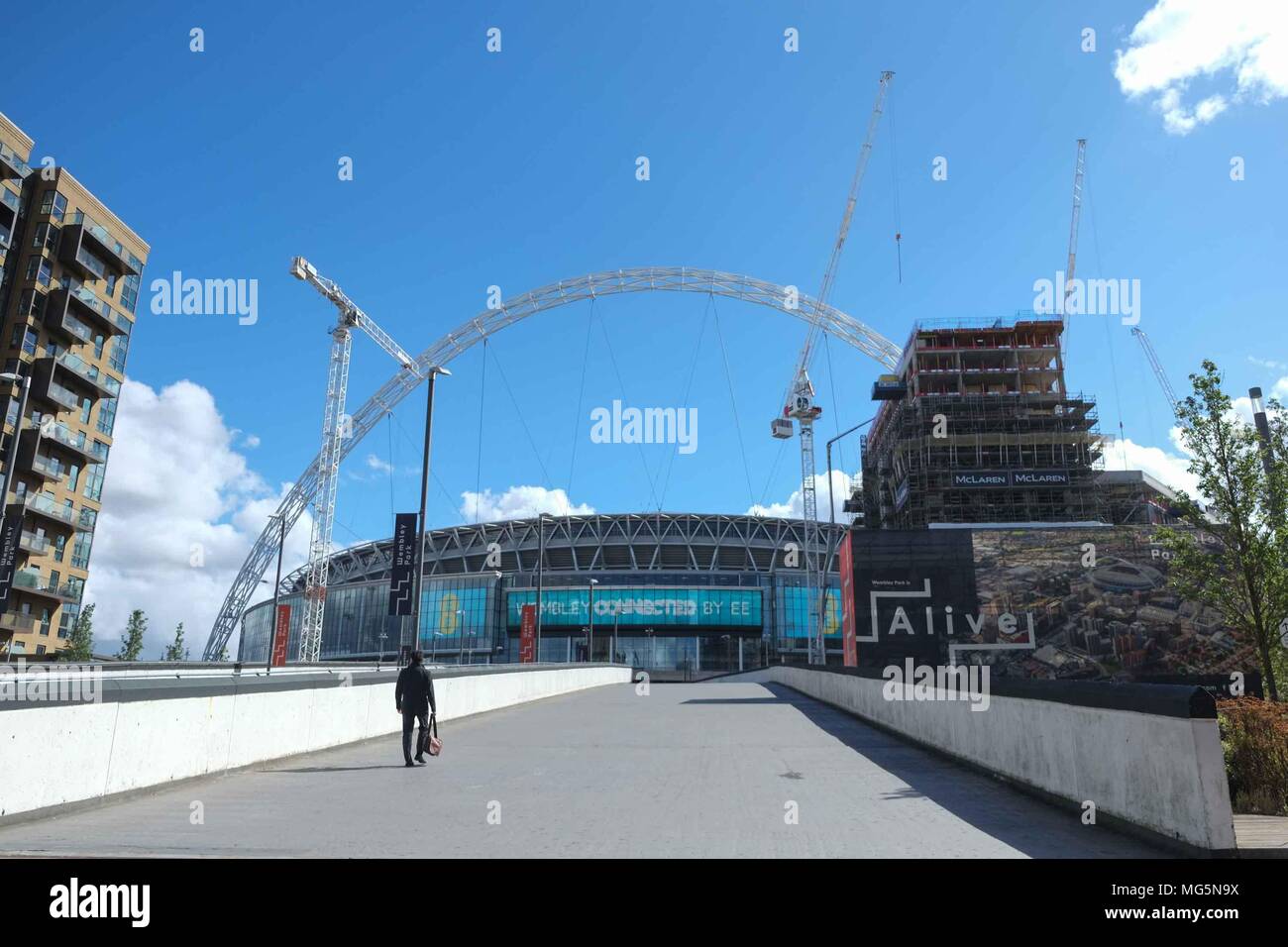 General view of Wembley Stadium Stock Photo - Alamy
