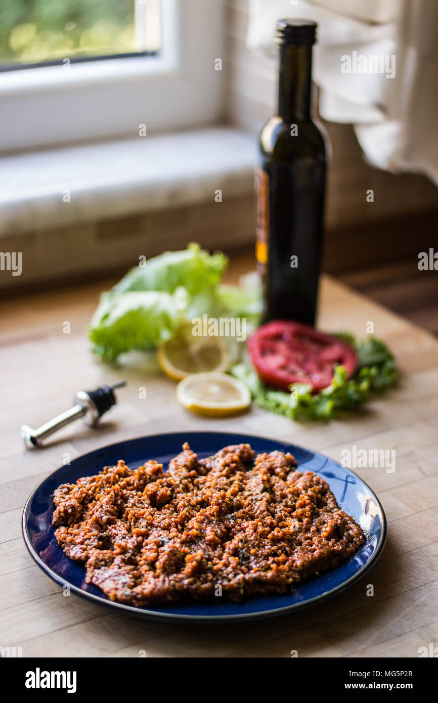 Kisir is a traditional side dish in Turkish cuisines Stock Photo - Alamy