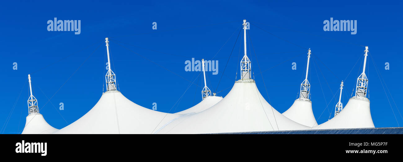 The Butlins dome and blue sky Stock Photo - Alamy