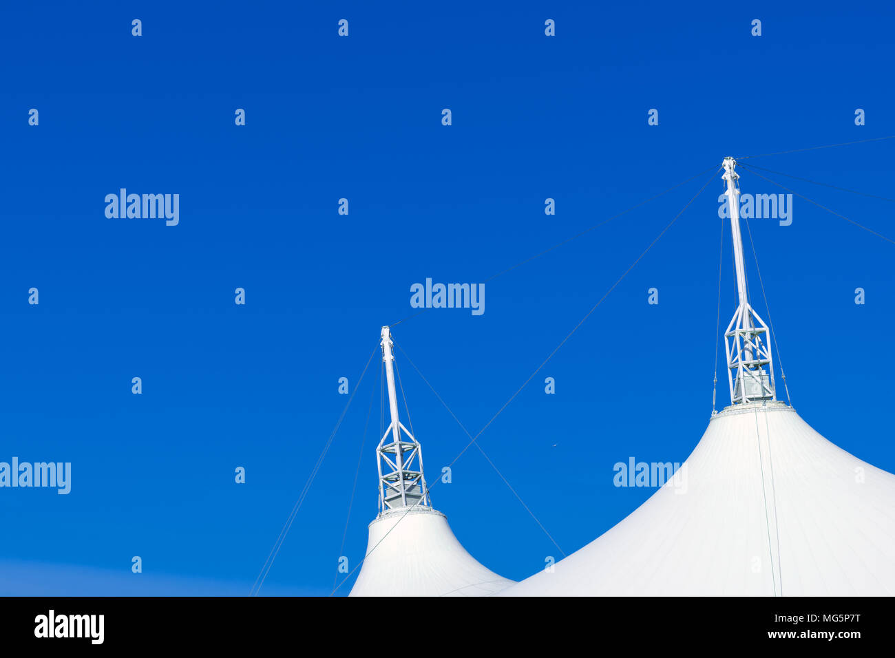 The Butlins dome and blue sky Stock Photo - Alamy