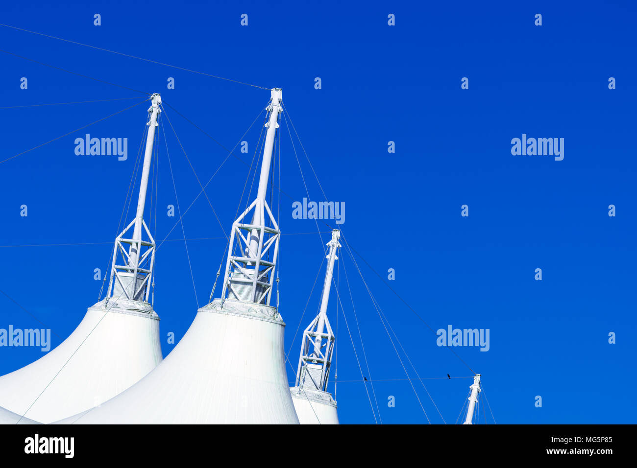 The Butlins dome and blue sky Stock Photo - Alamy