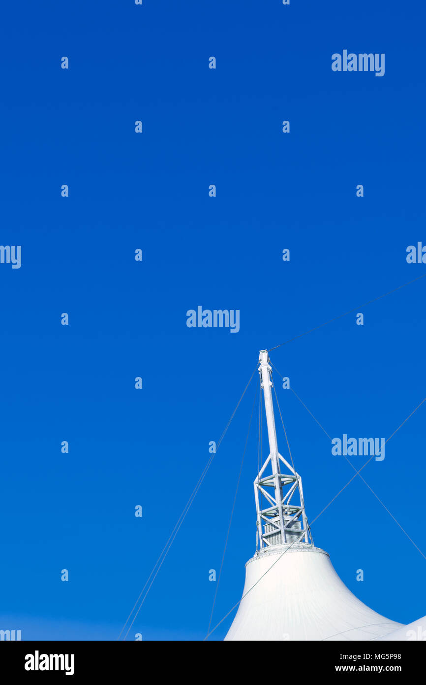 The Butlins dome and blue sky Stock Photo - Alamy