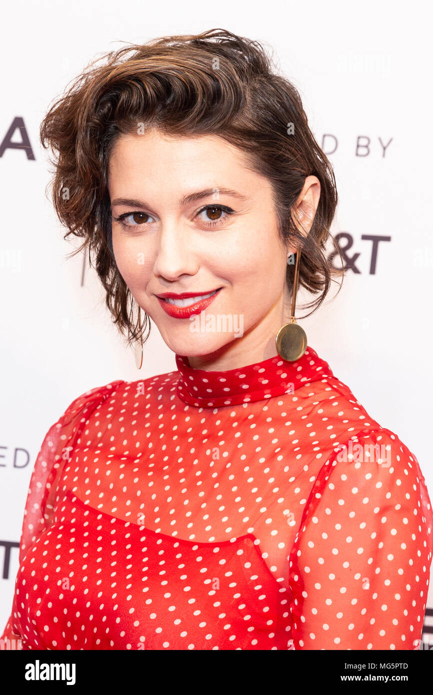 NEW YORK, NY - APRIL 22: Actress Mary Elizabeth Winstead attends ...