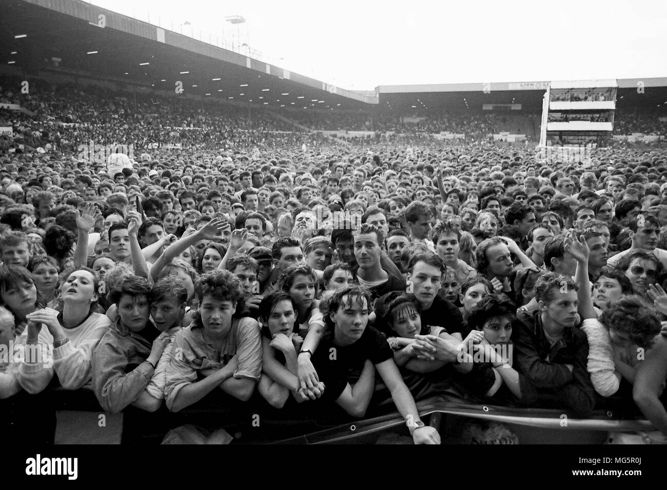 U2 classic pop concert Elland Road 1990/credit Simon Dewhurst for ...