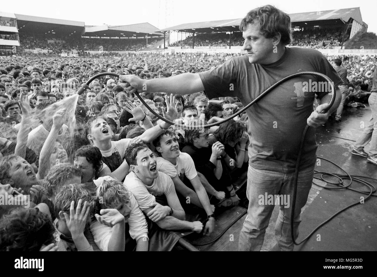 U2 classic pop concert Elland Road 1990/credit Simon Dewhurst for ...