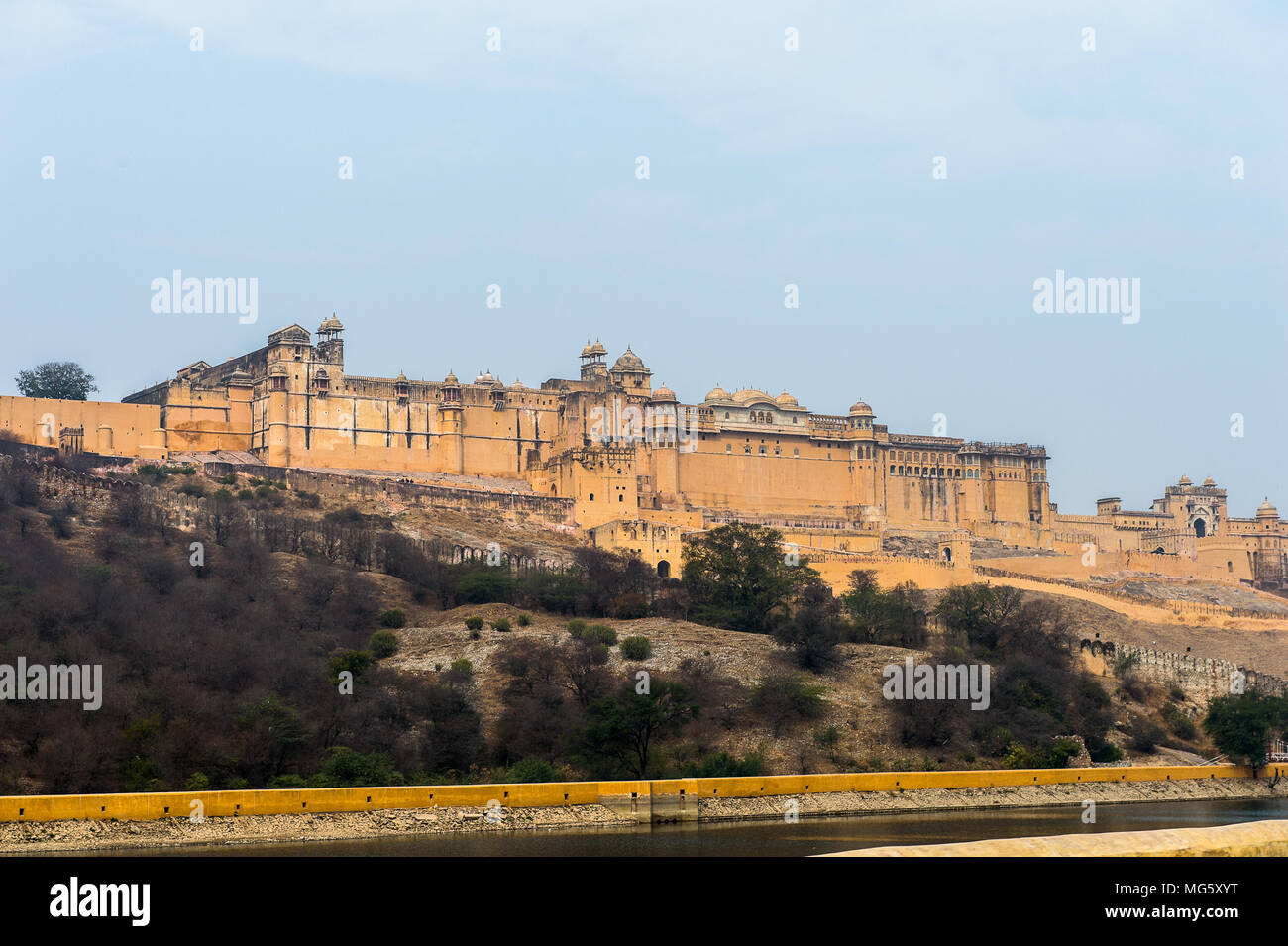 Amer Fort (Amber Fort and Amber Palace), a town near Jaipur, Rajasthan ...