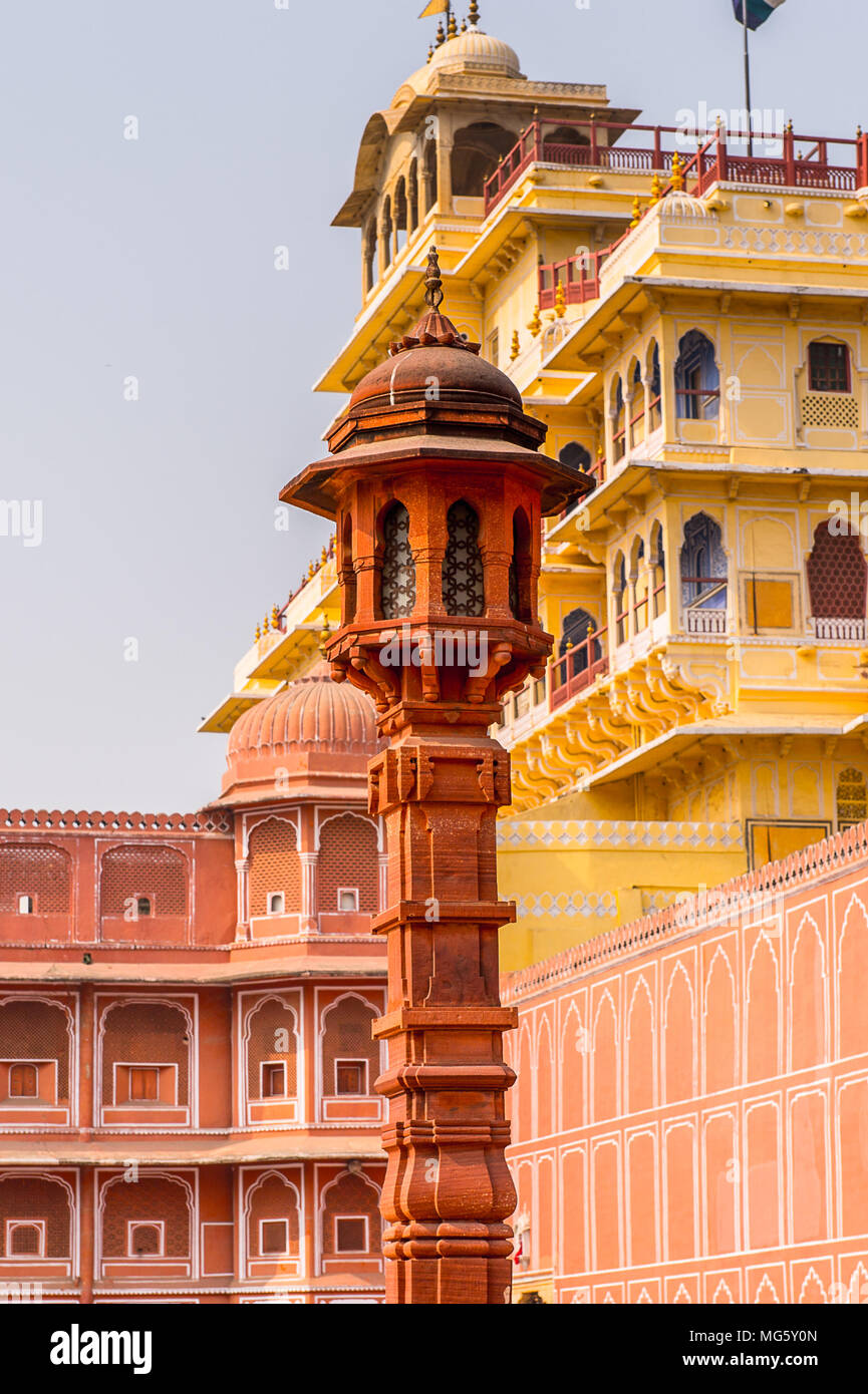 City Palace, a palace complex in Jaipur, Rajasthan, India. It was the ...