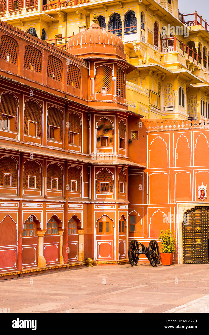 City Palace, a palace complex in Jaipur, Rajasthan, India. It was the ...