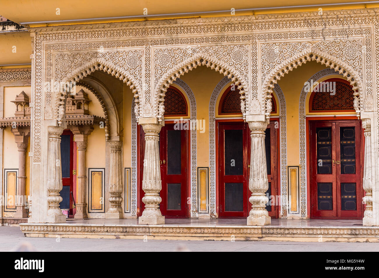 City Palace, a palace complex in Jaipur, Rajasthan, India. It was the ...