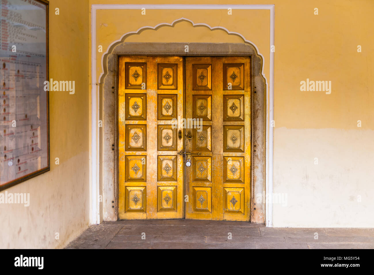 City Palace, a palace complex in Jaipur, Rajasthan, India. It was the ...