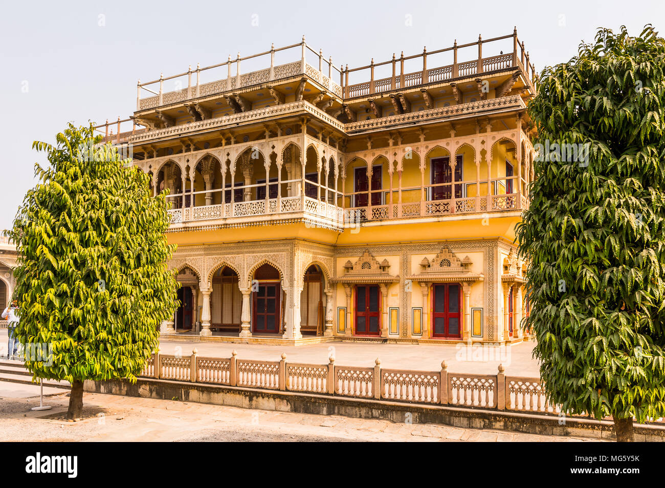 Mubarak Mahal at the City Palace, a palace complex in Jaipur, Rajasthan ...