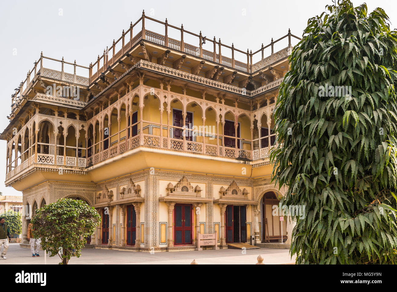 Mubarak Mahal at the City Palace, a palace complex in Jaipur, Rajasthan ...