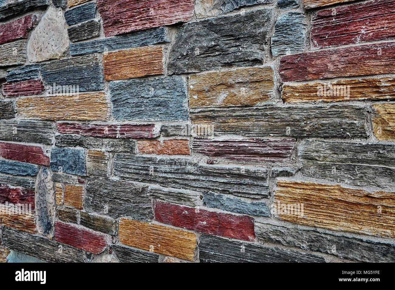 Old grey stone wall background Stock Photo - Alamy