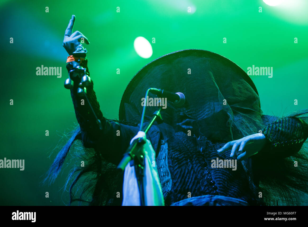 Netherlands, Tilburg - April 22, 2018. The Chinese epic black metal ...