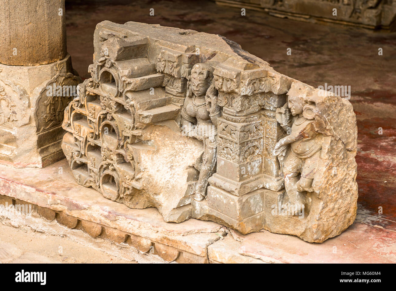 Chand Baori, a stepwell in the village of Abhaneri near Jaipur, state ...