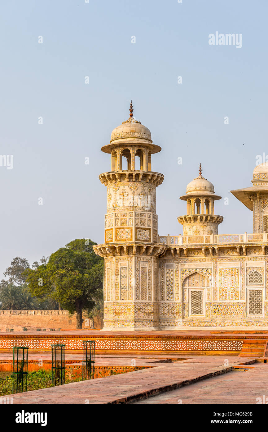 Itmad-Ud-Daulah Mausoleum (Jewel Box or the Baby Taj) in Agra, Uttar ...