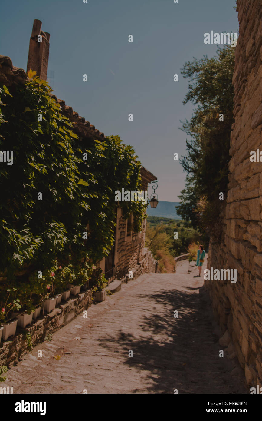 Provence street France Stock Photo - Alamy