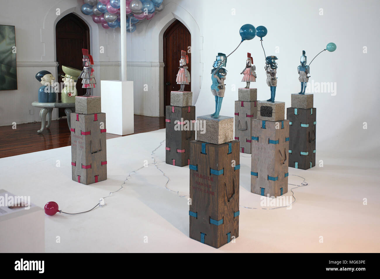 Contemporary Art Gallery interior Stock Photo - Alamy