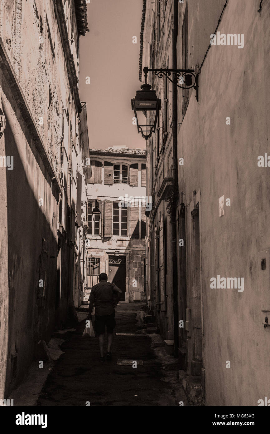 Provence street France Stock Photo - Alamy